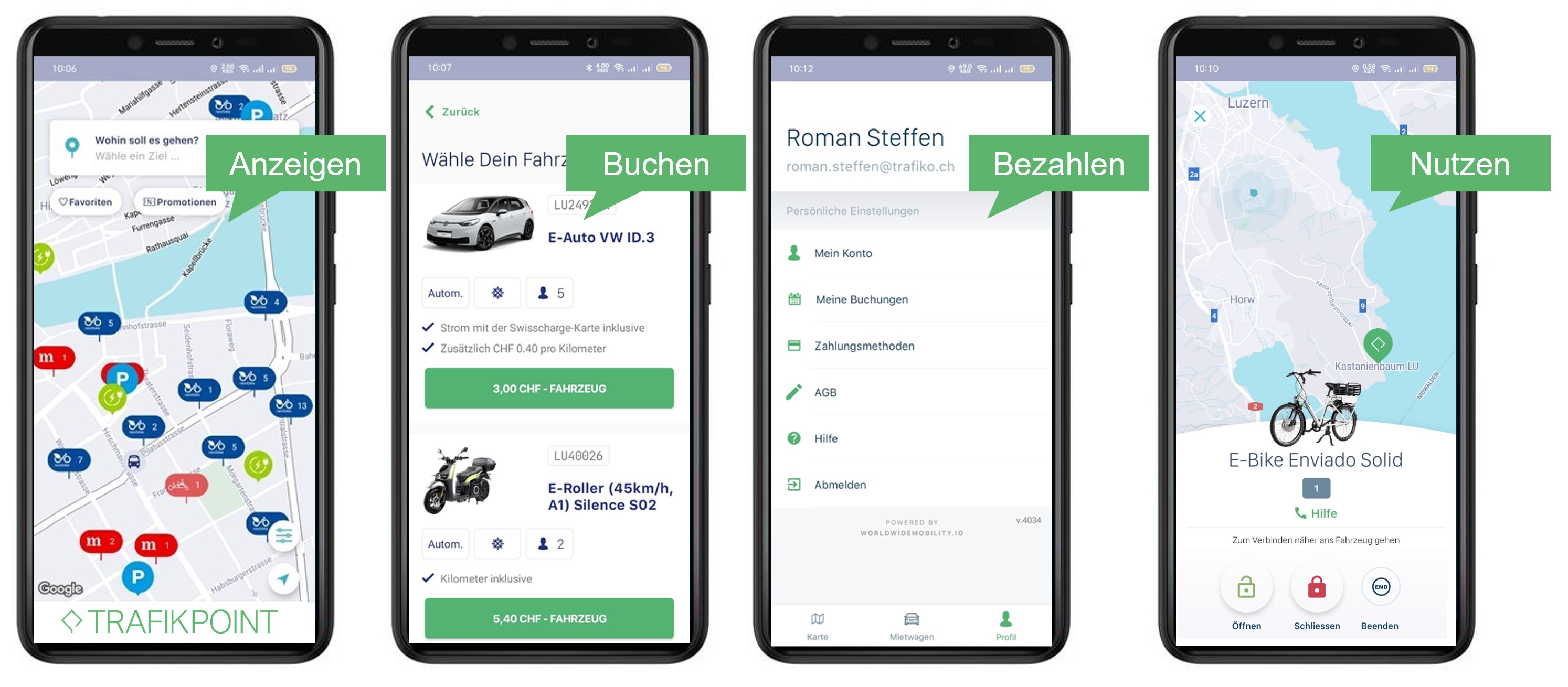 Die wichtigsten App-Funktionen im Überblick – Trafikpoint Help Center